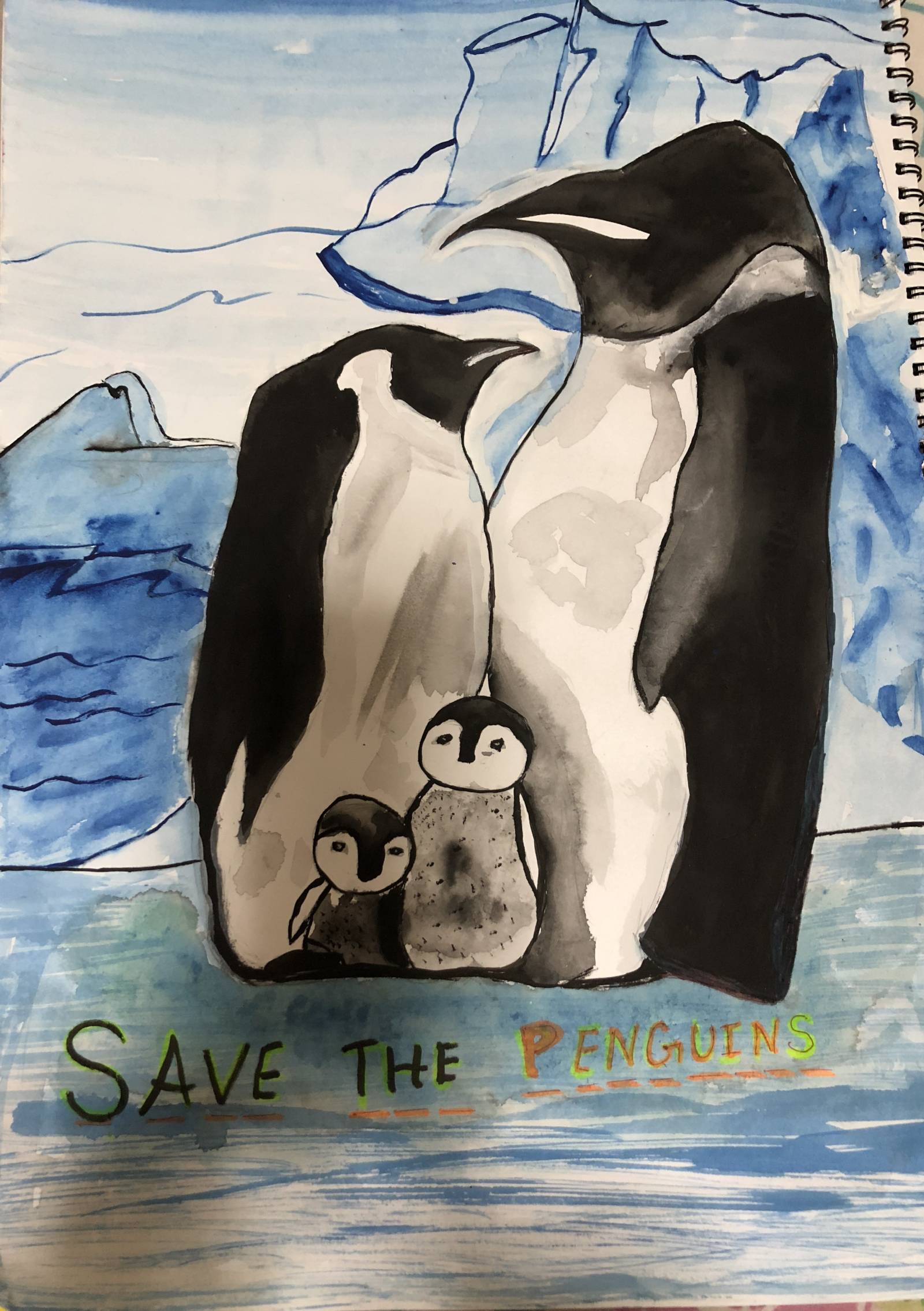 Save the Penguins - Climate changing - Kids Care About Climate Change 2021