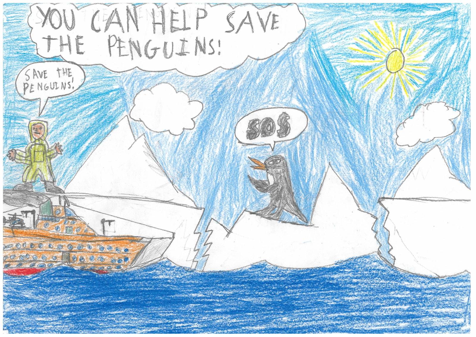 Save the Penguins - Kids Care About Climate Change 2021