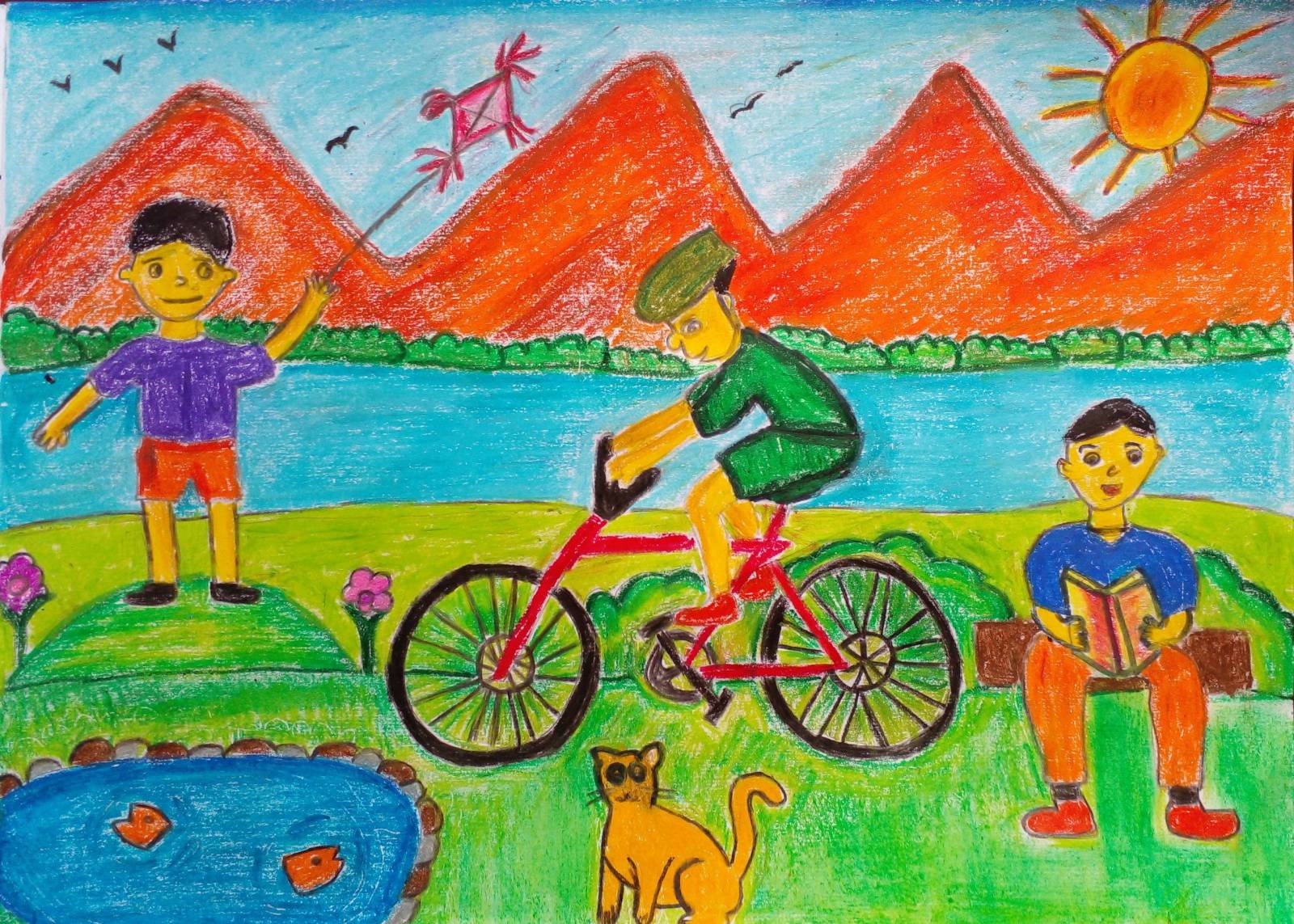 Children activities in beautiful environment - Kids Care About Climate ...