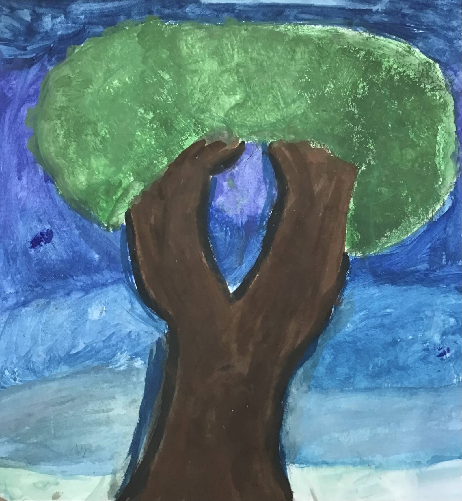 The split tree - Kids Care About Climate Change 2021
