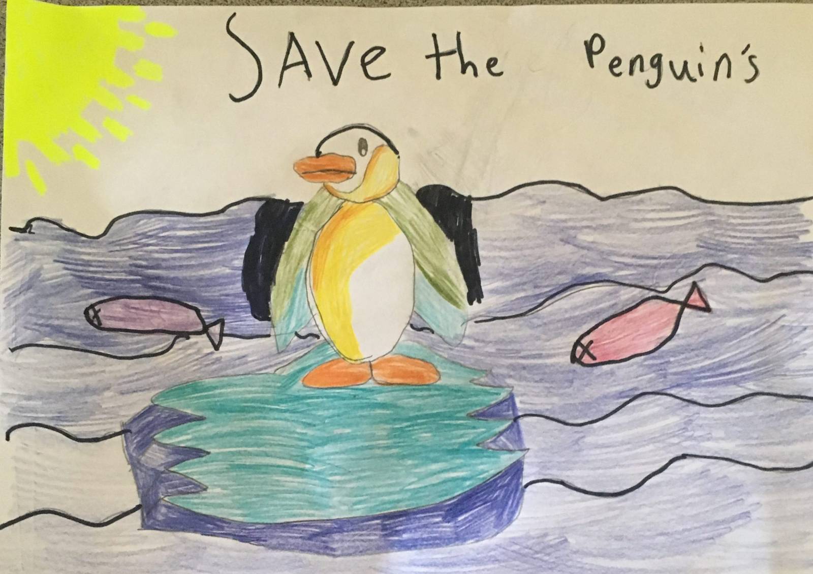 Save The Penguin - Kids Care About Climate Change