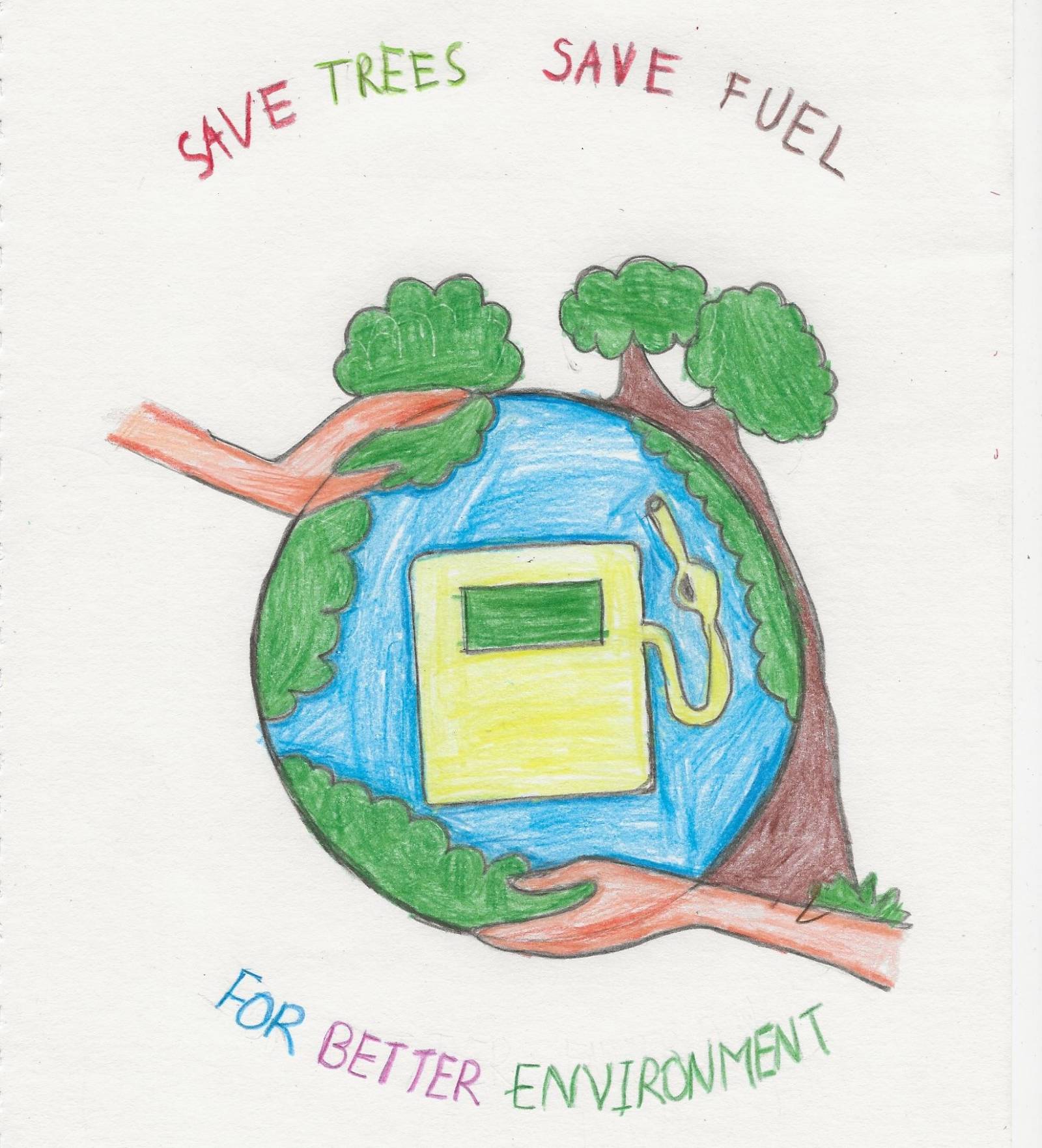 Save Trees Save Fuel For Better Environment Kids Care About Climate Save Trees Save Fuel For Better Environment Kids Care About Climate