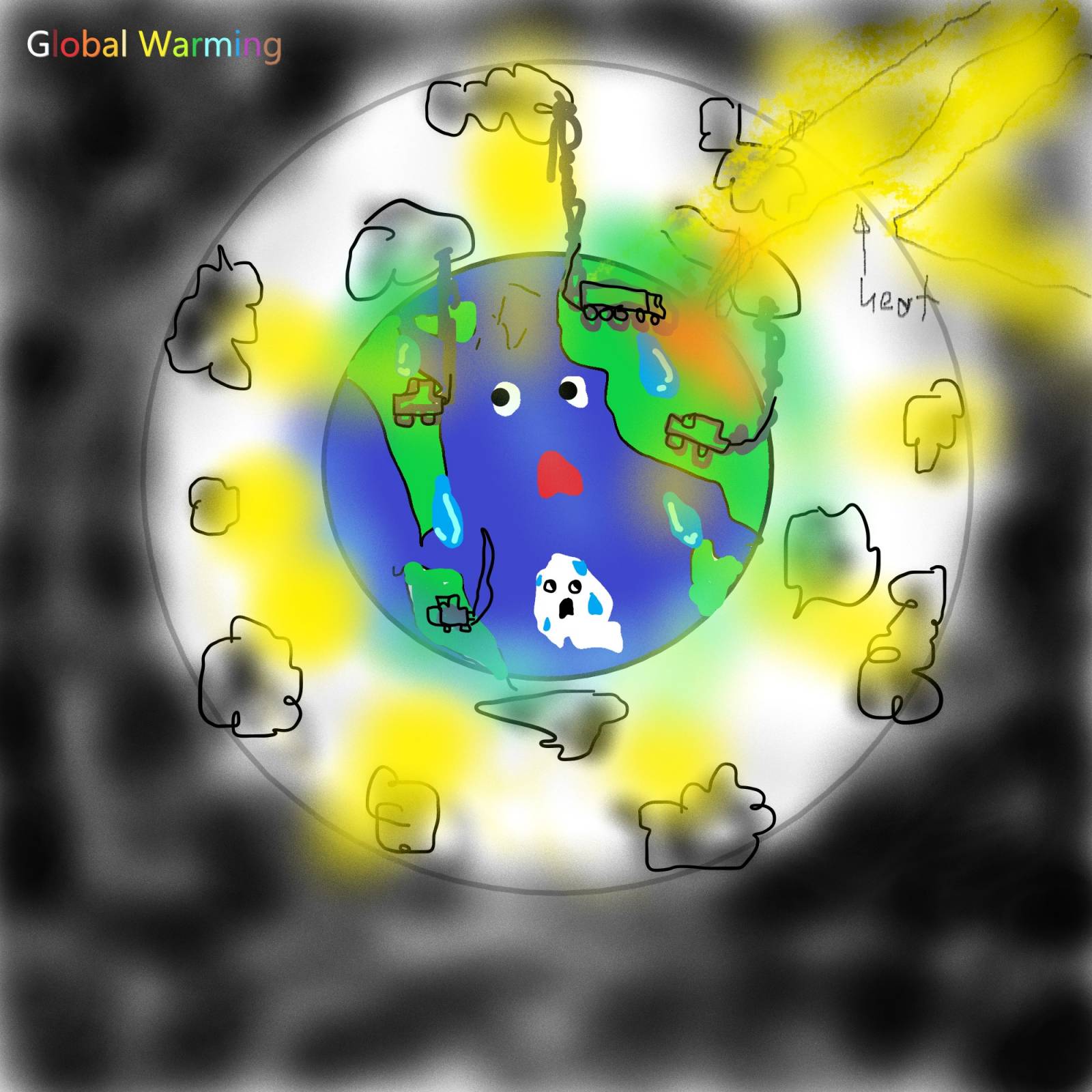 save antarctica - Kids Care About Climate Change 2021