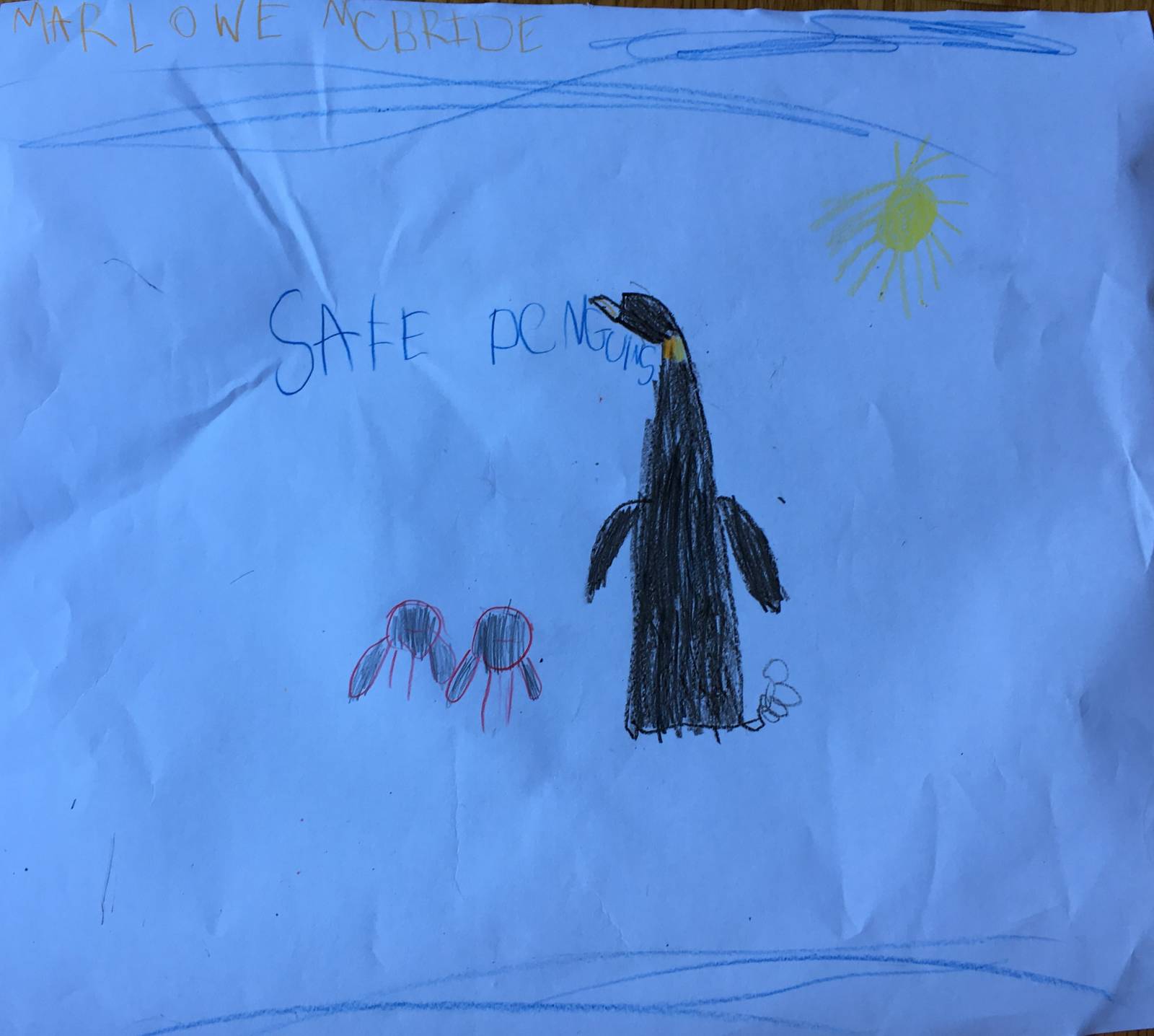 Save the penguins - Kids Care About Climate Change 2021