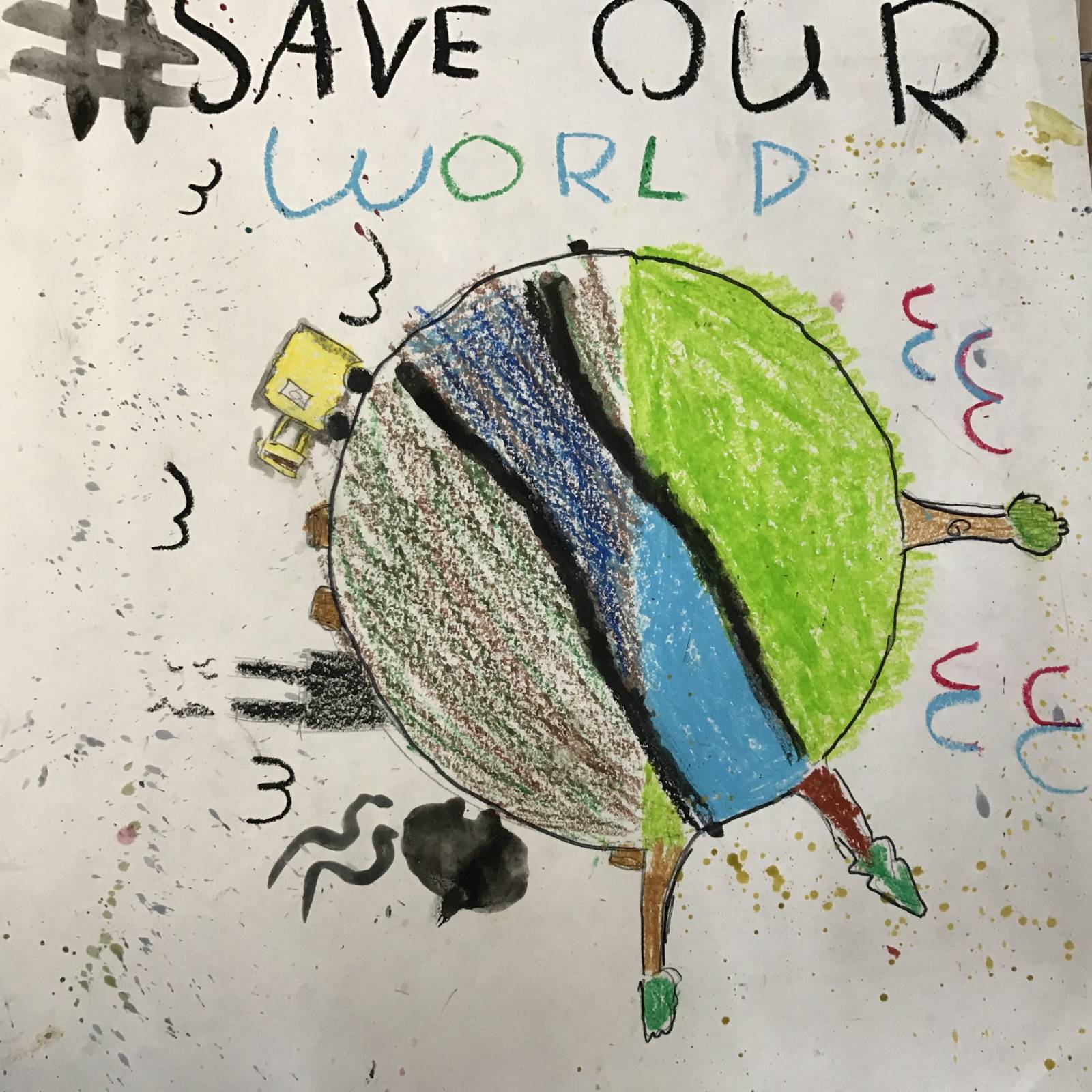 Tree drawing - Kids Care About Climate Change 2021