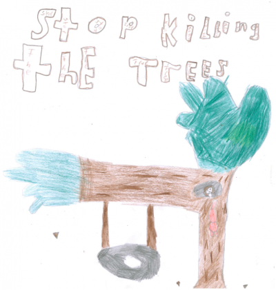 Stop Killing Trees - Kids Care About Climate Change 2021