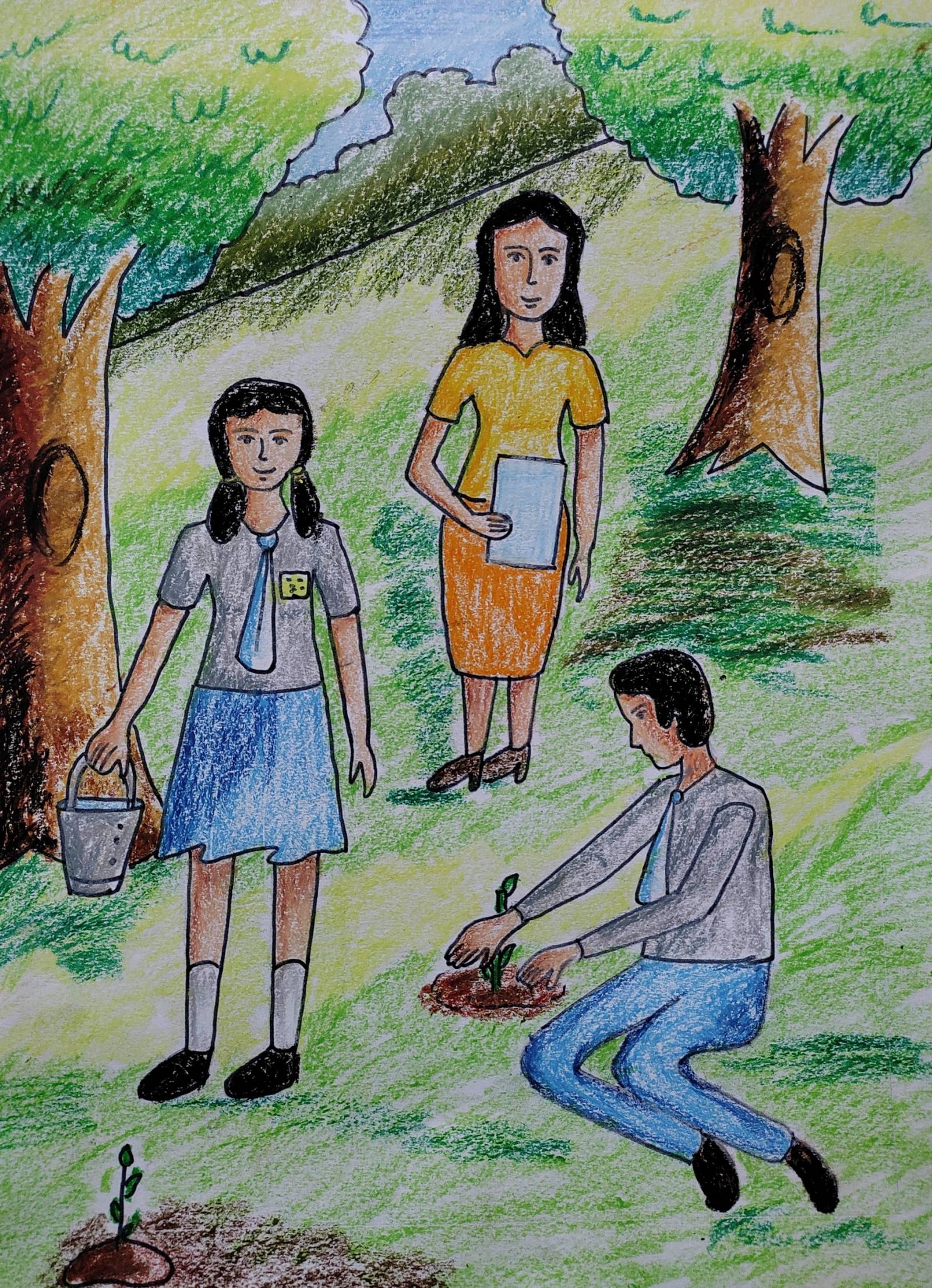 Plant Trees, Save Lives - Kids Care About Climate Change