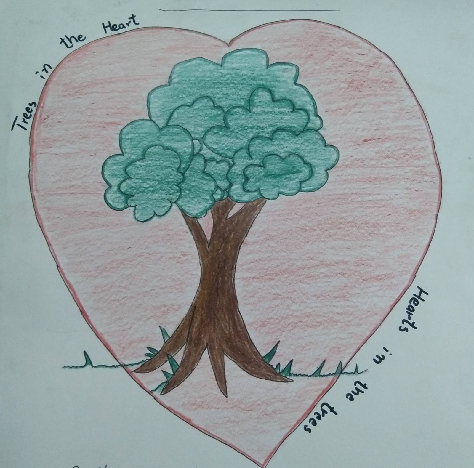 Heart in the trees - Kids Care About Climate Change 2021