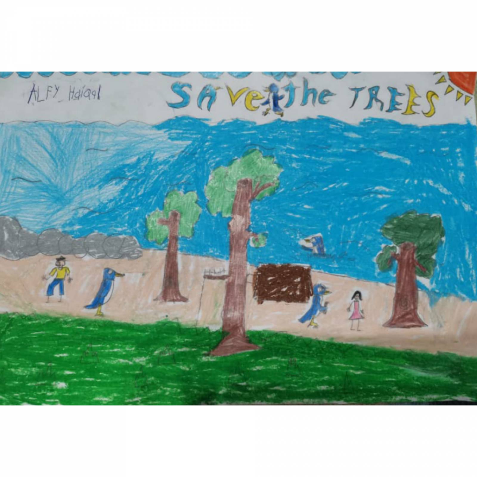 Save the trees - Kids Care About Climate Change 2021