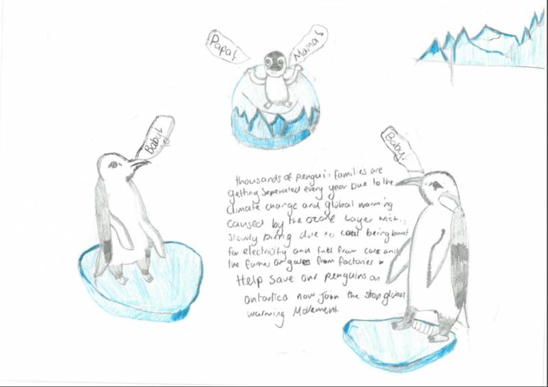 Save our Penguins - Kids Care About Climate Change