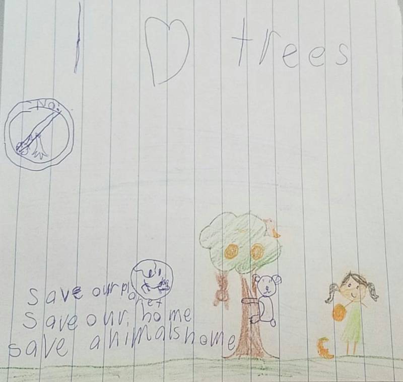 Save our Trees - Kids Care About Climate Change