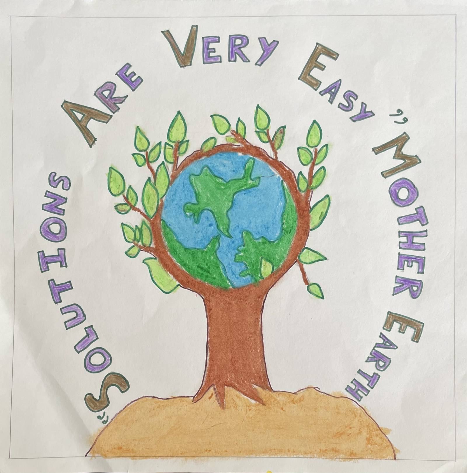 Save a tree, save a life - Kids Care About Climate Change