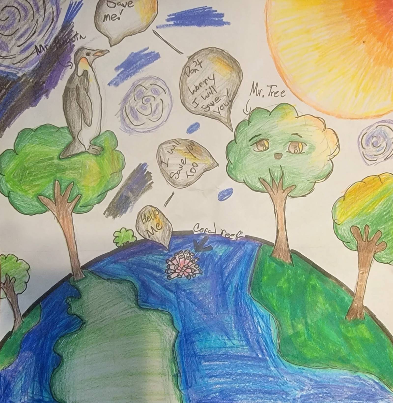The world wide trees - Kids Care About Climate Change