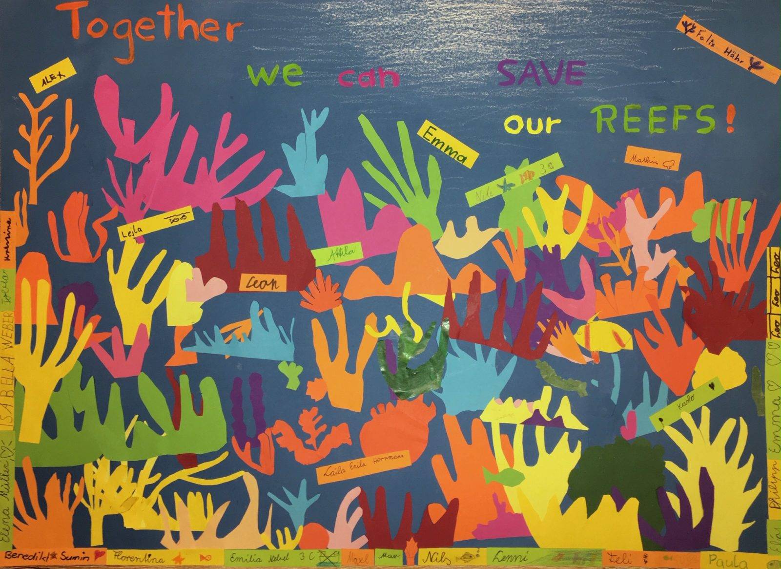 Together we can save our Reefs - Kids Care About Climate Change 2021