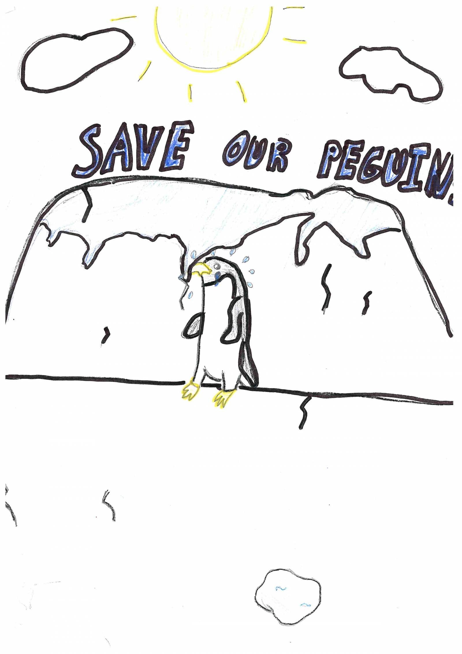 Save our penguins - Kids Care About Climate Change 2021