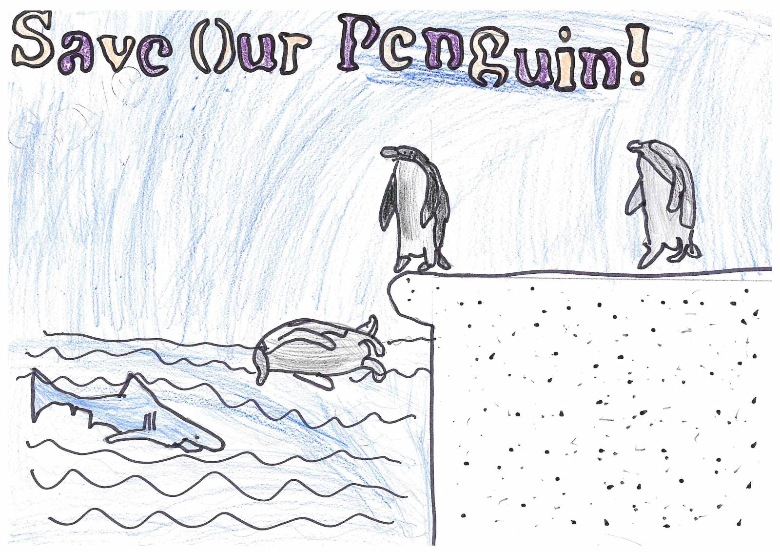 Save our penguin! - Kids Care About Climate Change 2021