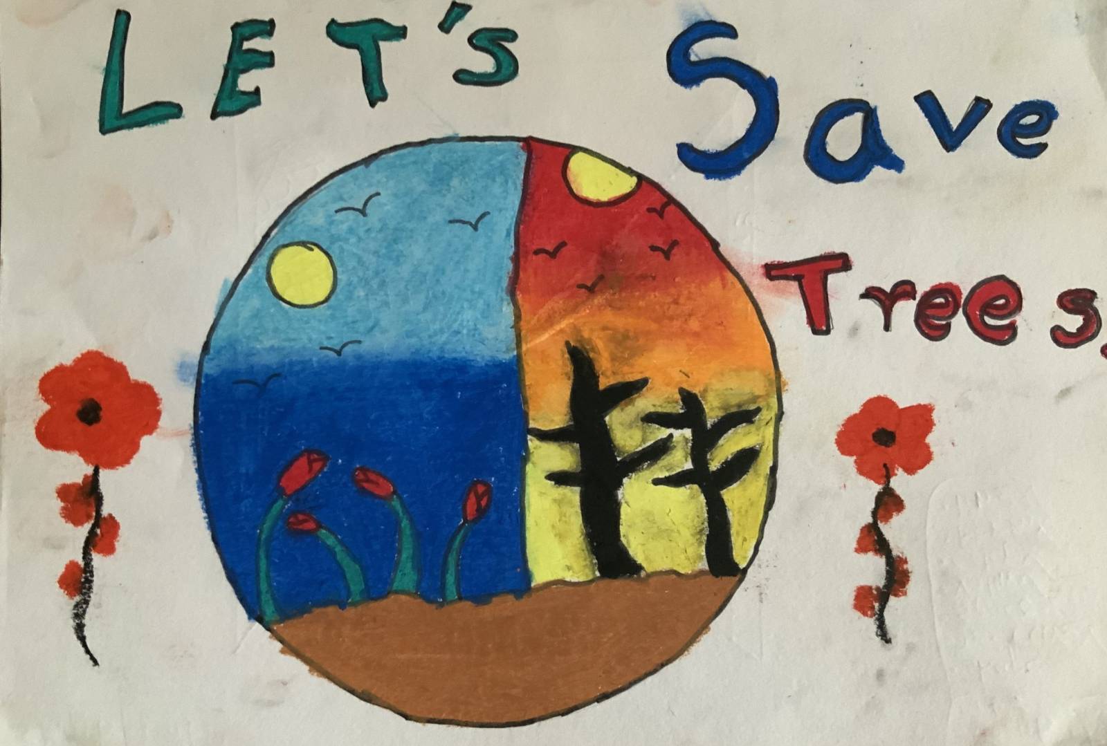 Let’s save trees - Kids Care About Climate Change