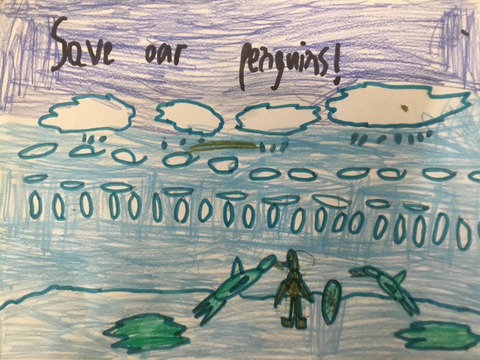 Save our penguins - Kids Care About Climate Change 2021