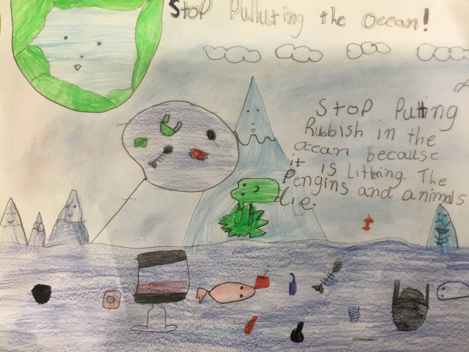 Stop polluting the Ocean! - Kids Care About Climate Change 2021
