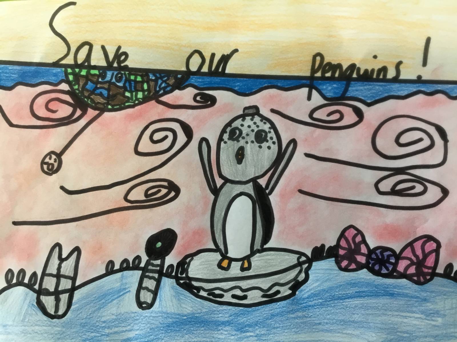 Save our penguins! - Kids Care About Climate Change 2021