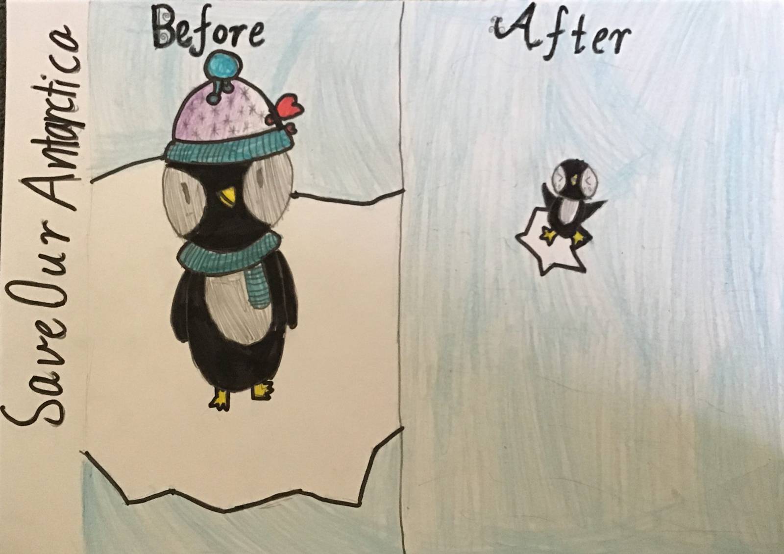 Save Our Antartica - Kids Care About Climate Change 2021