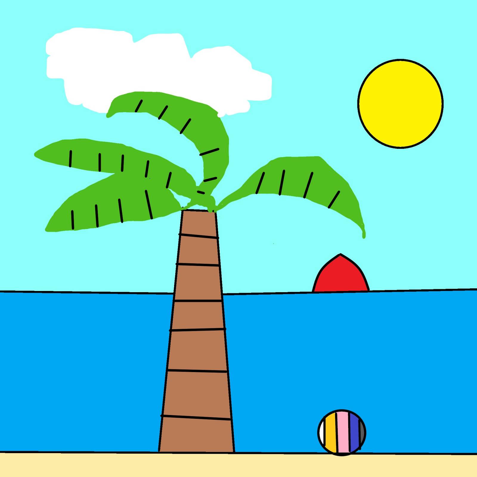 Palm Tree - Kids Care About Climate Change 2021