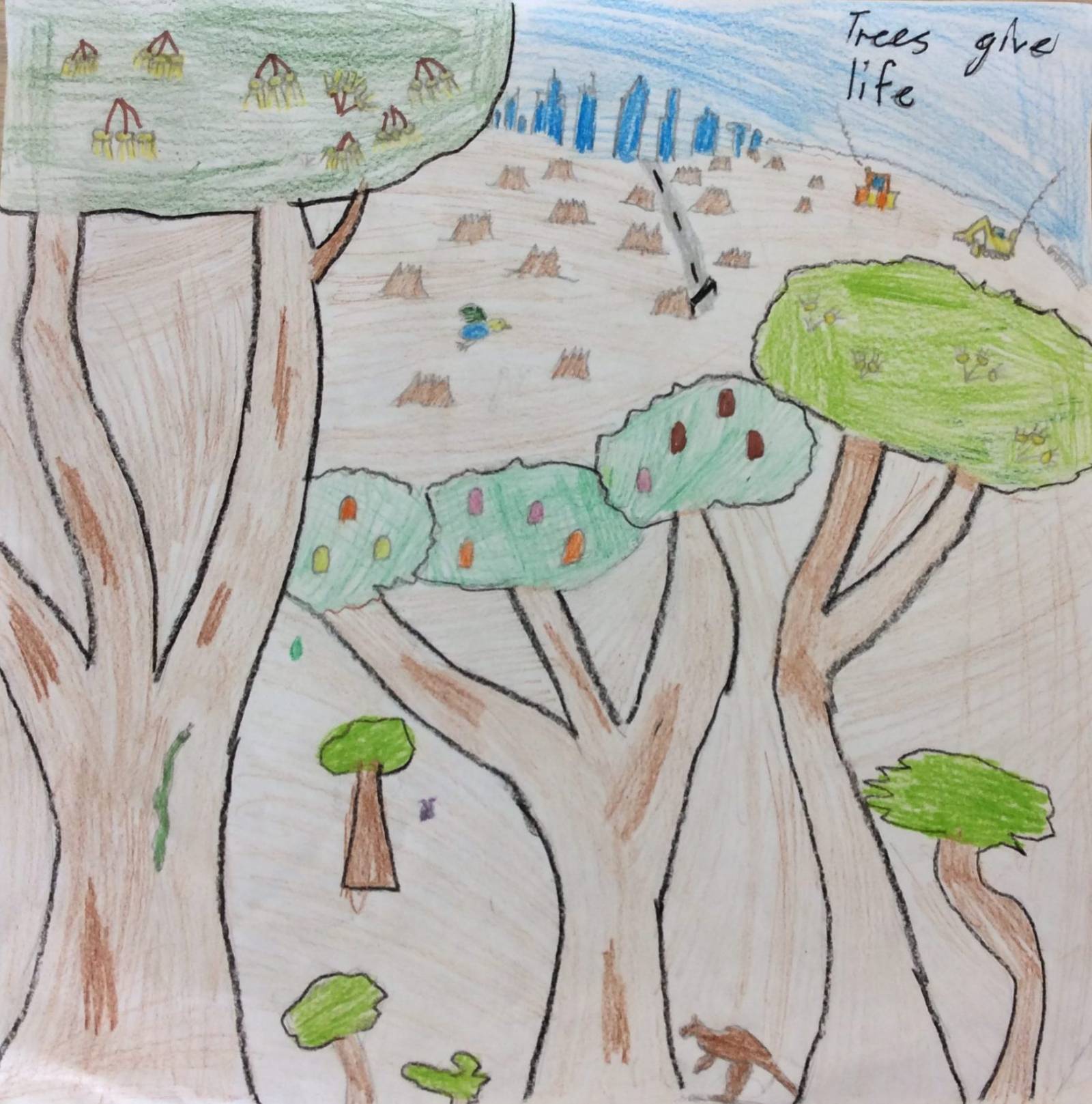Trees Give Life - Kids Care About Climate Change 2021