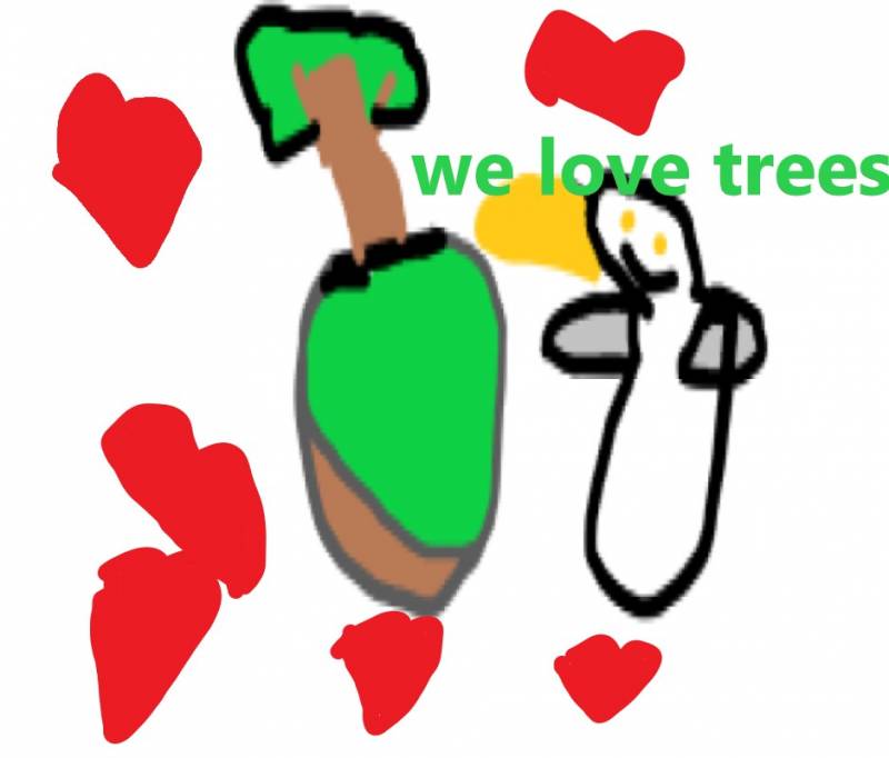 we love trees :) - Kids Care About Climate Change